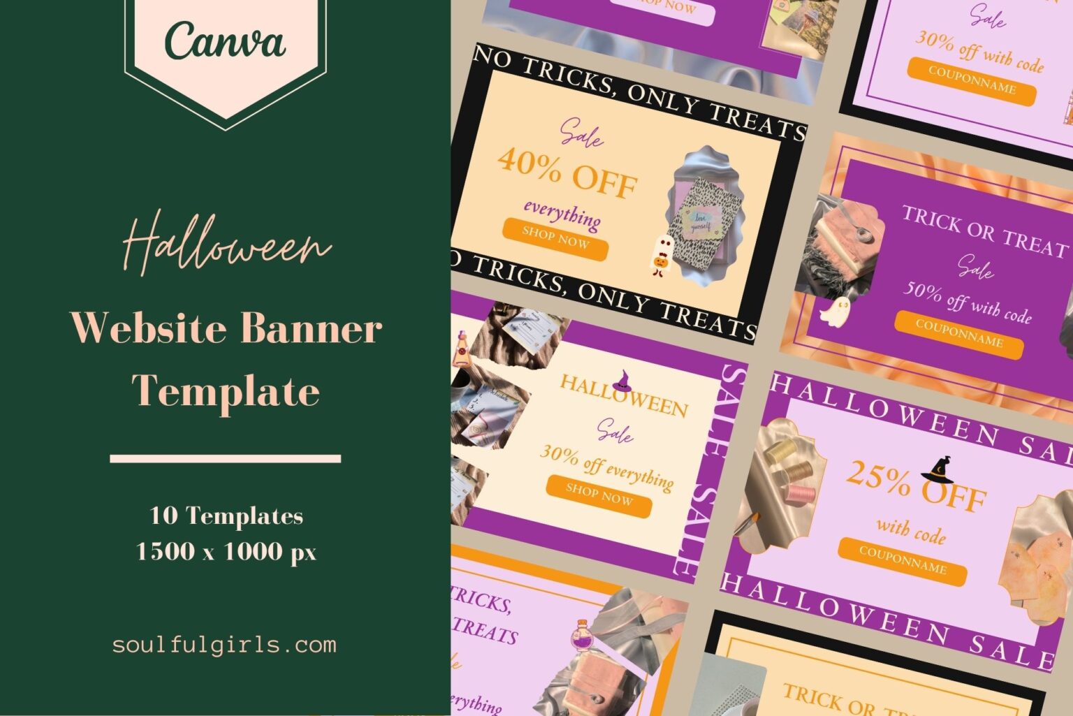Black Friday Website Banner Template | Ashley | Soulful Girls Studio